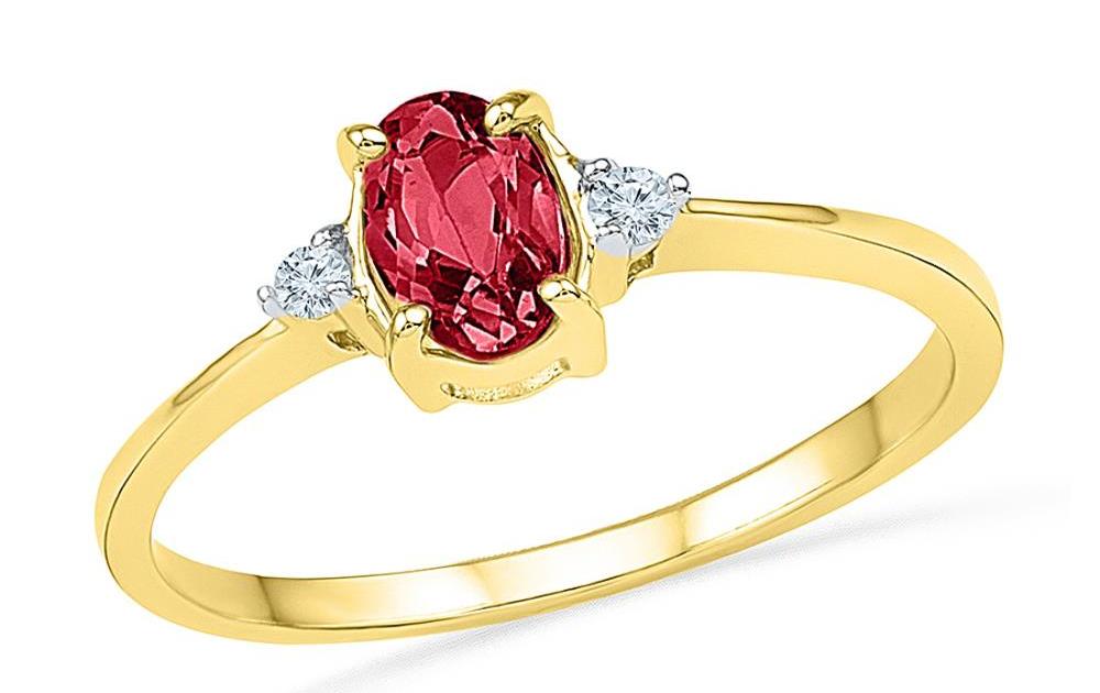 Stylish Ruby Finger Ring, Jewellery