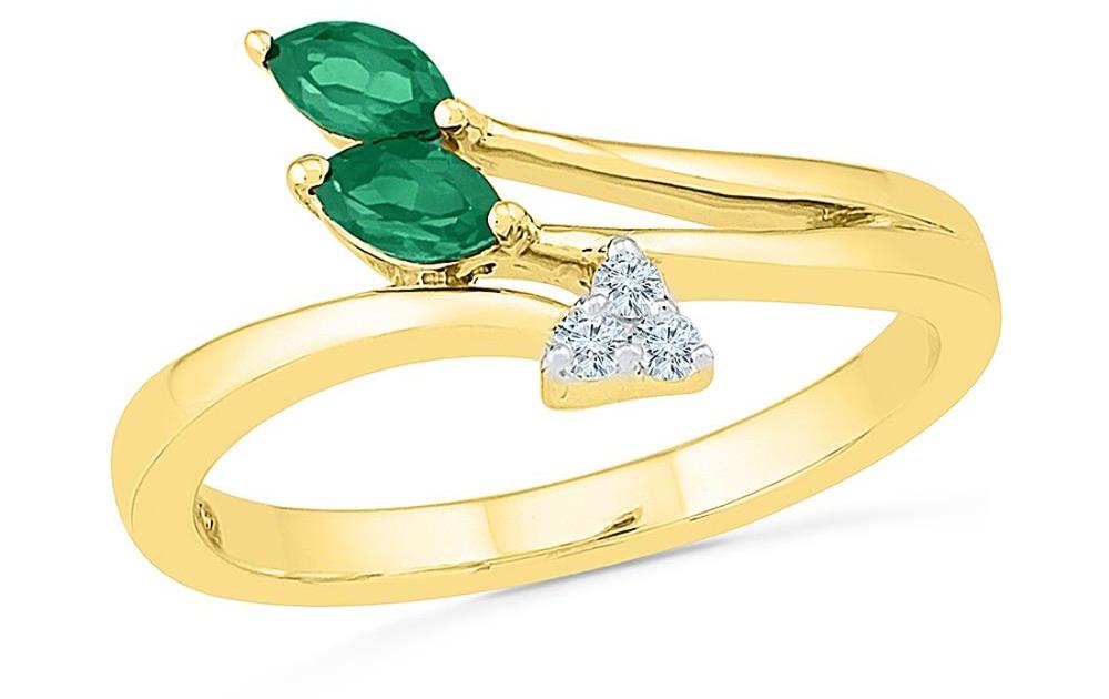 Angel Emerald Finger Ring, Jewellery