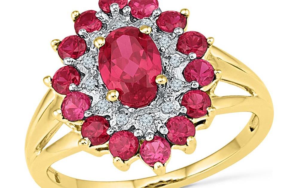 Angel Ruby Finger Ring, Jewellery