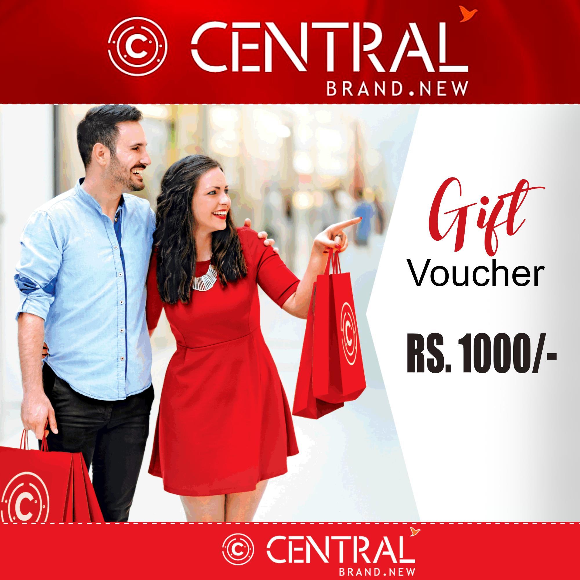 Central Gift e-Voucher ? 1000 | Gift Cards, India