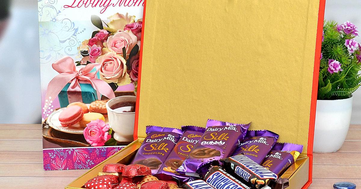DairyMilk and Handmade Greeting | Gifts for Mom