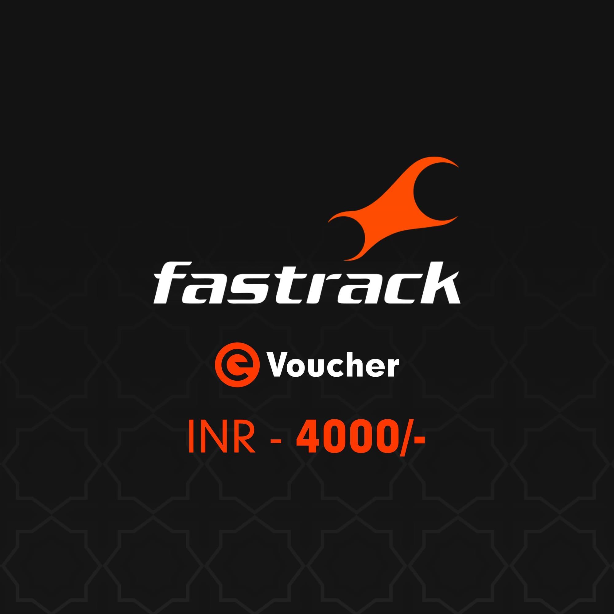 Fastrack E-Voucher Rs. 4000 | Fastrack Gift Cards