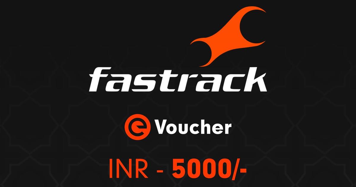 Fastrack E-Voucher Rs. 5000 | Fastrack Gift Cards