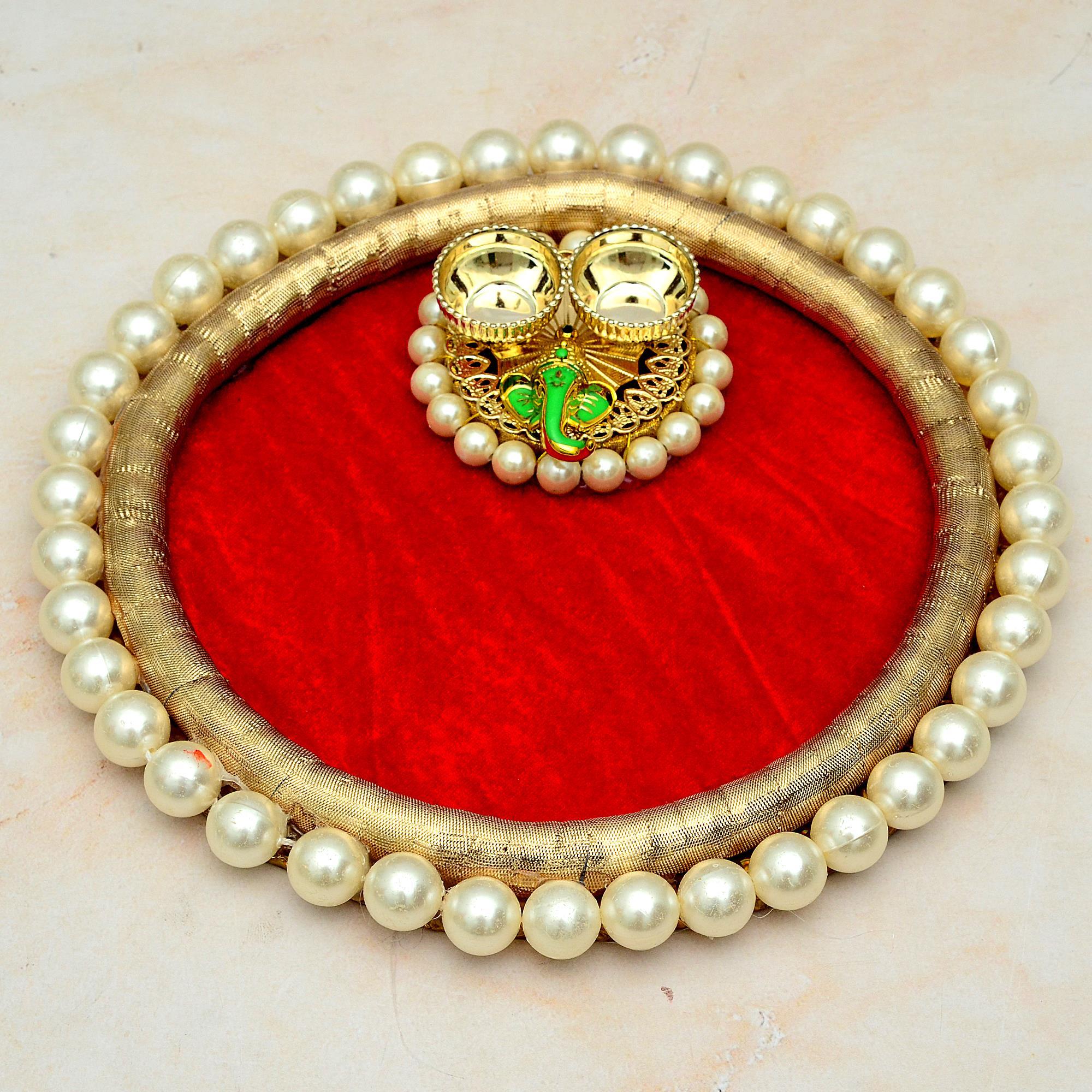 Round Pearl Thali | Exclusive Thalis