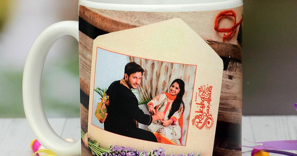 Personalized Rakhi Mug | Rakhi Personalised