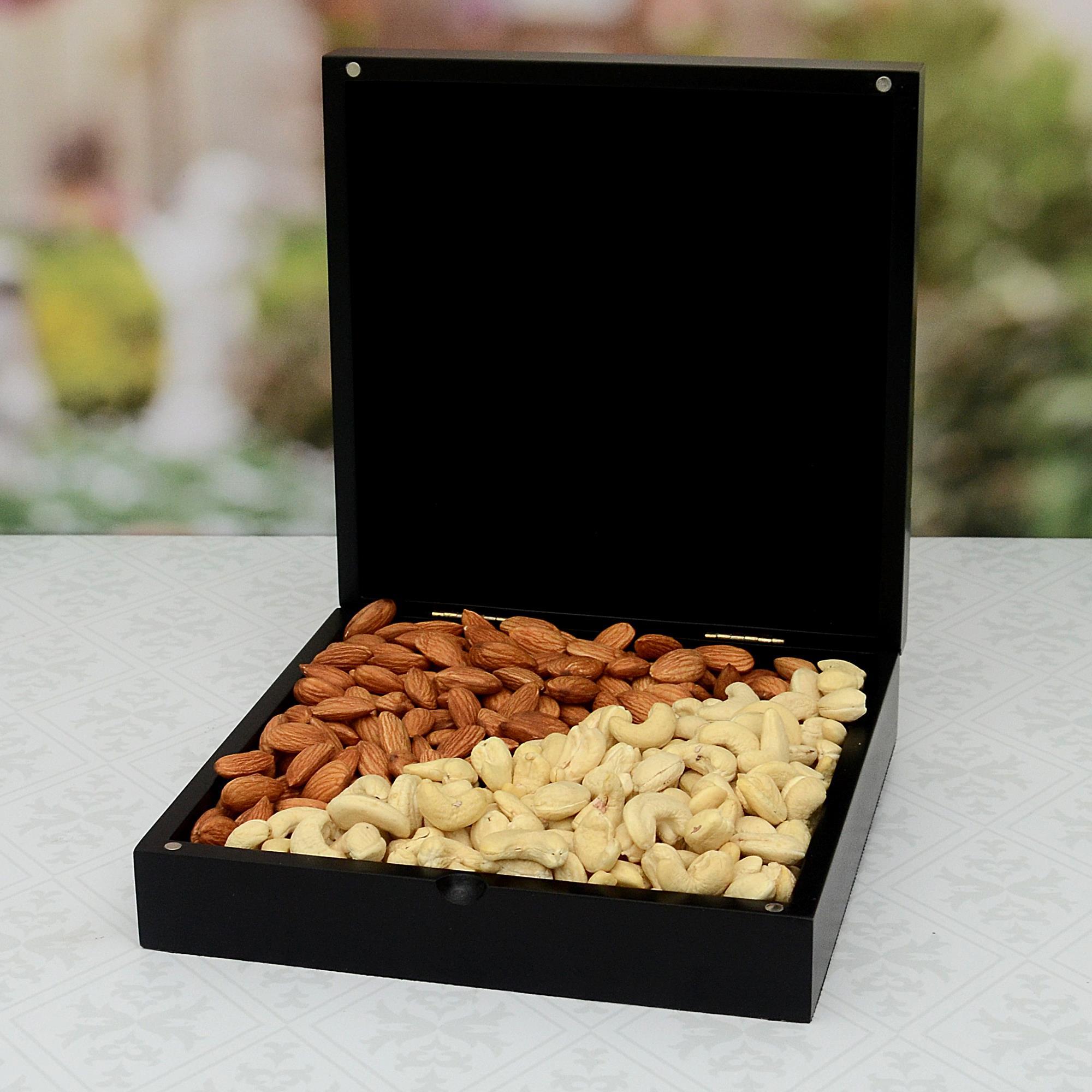 300gm Kaju & Almond Box, Gift Hampers with Dry fruits