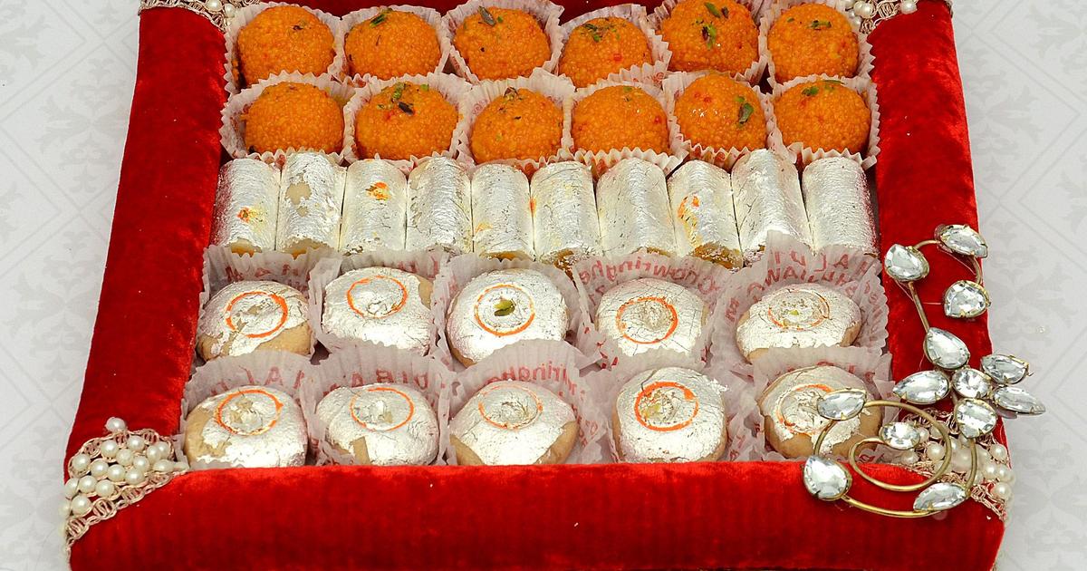Laddoo & Kaju Roll & Mawa bati | Exclusive Thalis