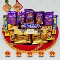 Ferrero Rocher with Chocolates Diwali Thali, Diwali Thalis