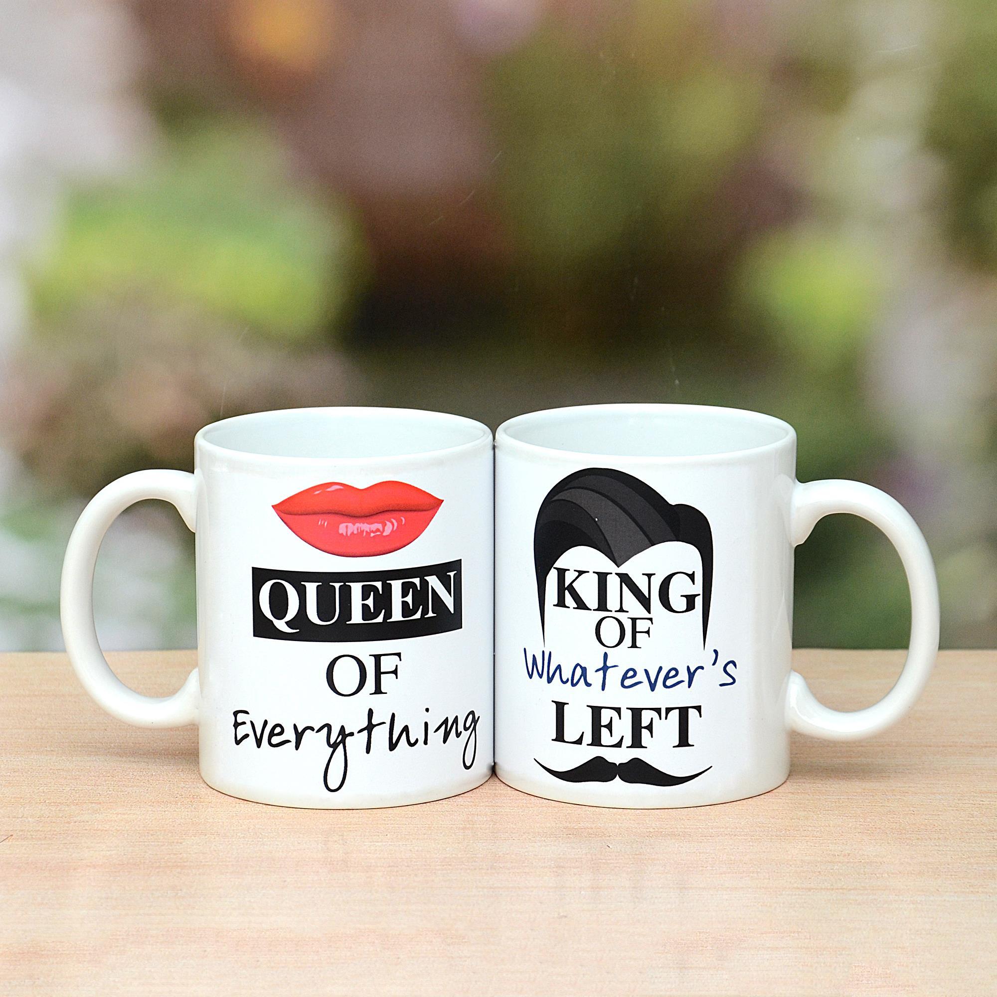 King & Queen Mug, Personalized Photo Mugs