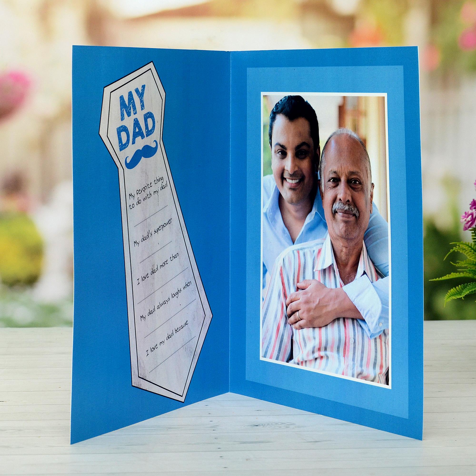 Personalized Card for Dad, Personalized Gifts for Dad