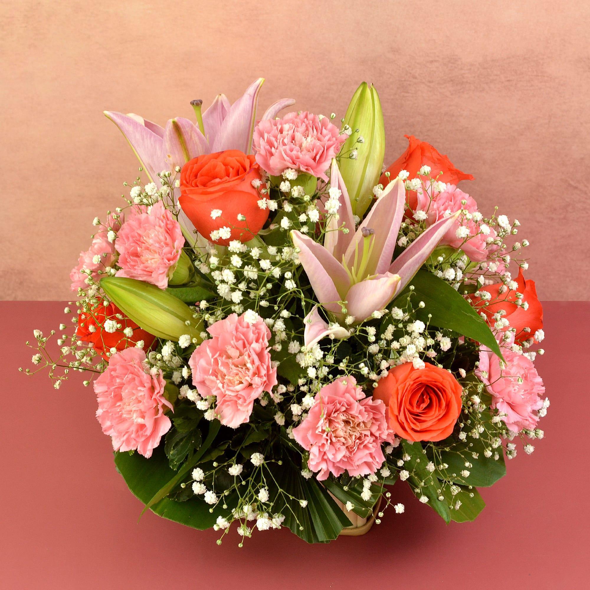Lilies, Carnation & Roses | Assorted Flowers