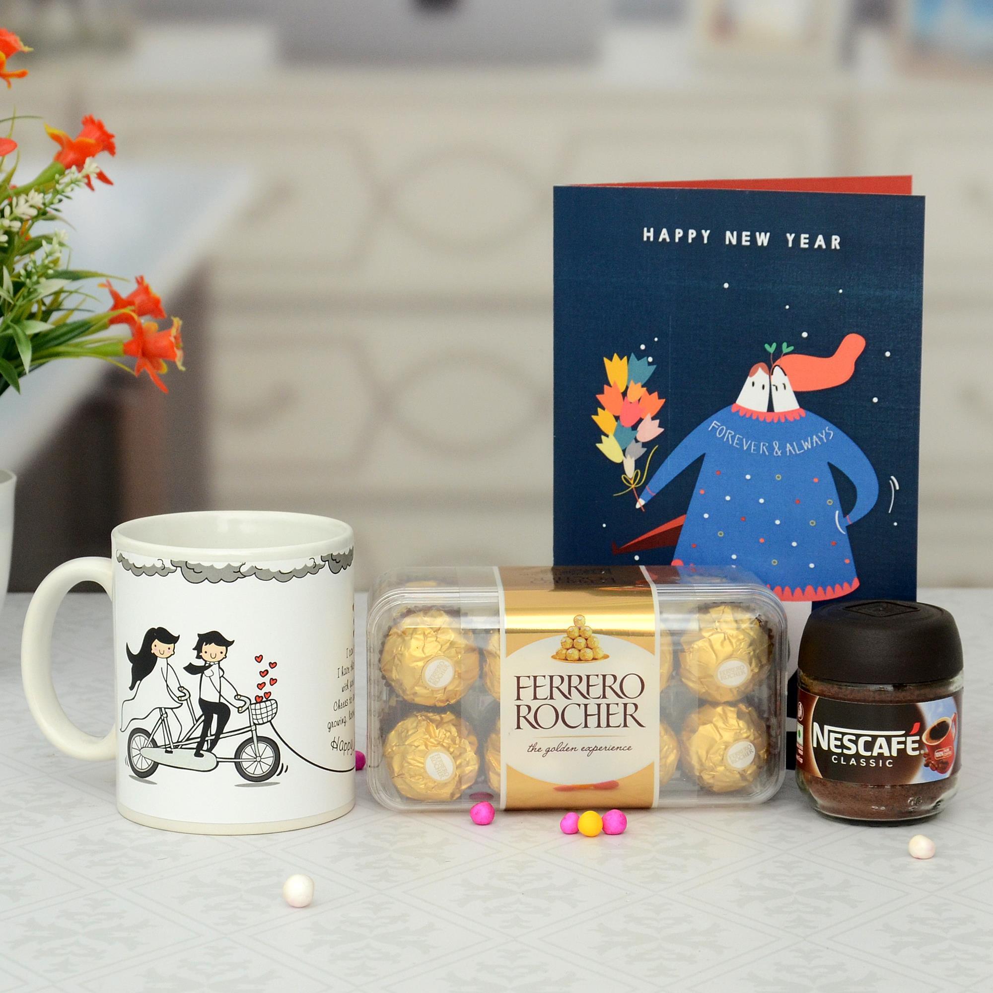 Ferrero Rocher & Coffee | Personalized Gifts, New Year