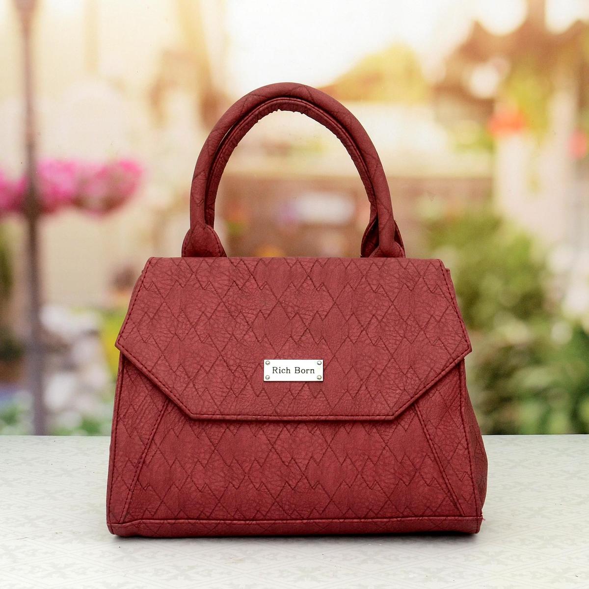 Deep Rose Pink Classy Handbag | Bags & Purses