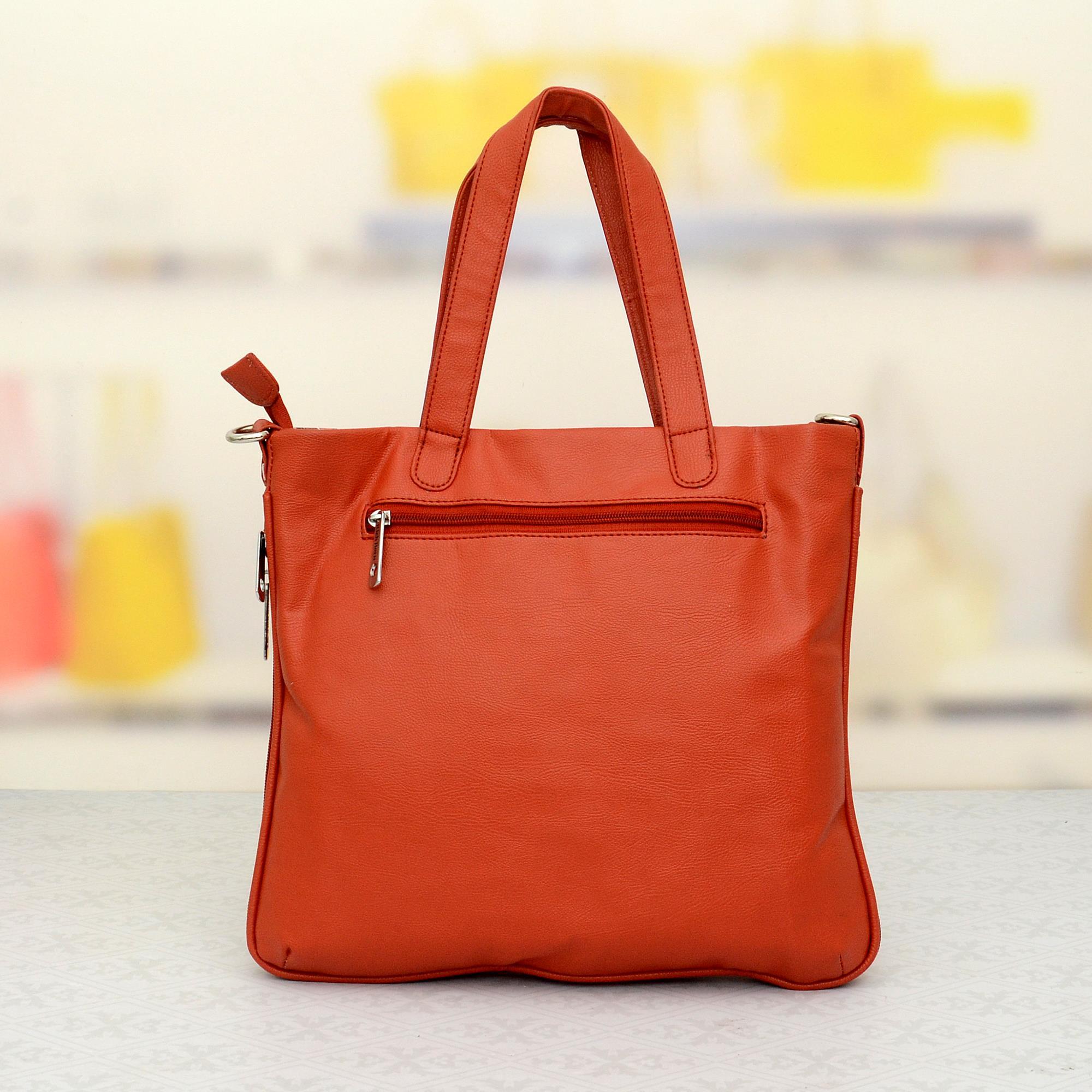 Classy Orange Ladies Handbag | Bags & Purses