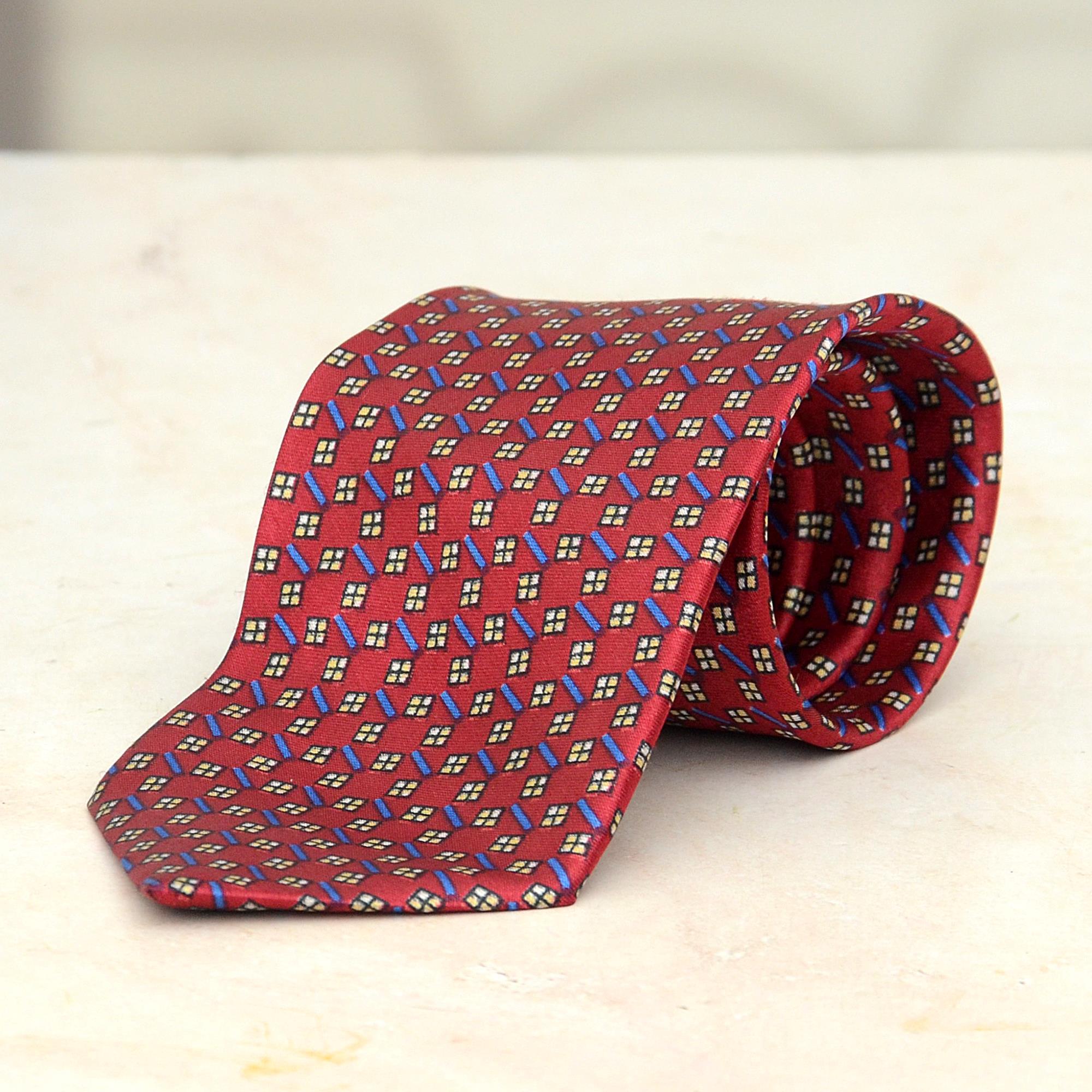 Red Designer Tie | Valentine Apparels, Him