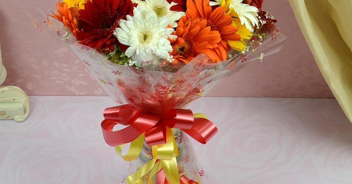 Multicolor Gerbera Bouquet | Assorted Flowers
