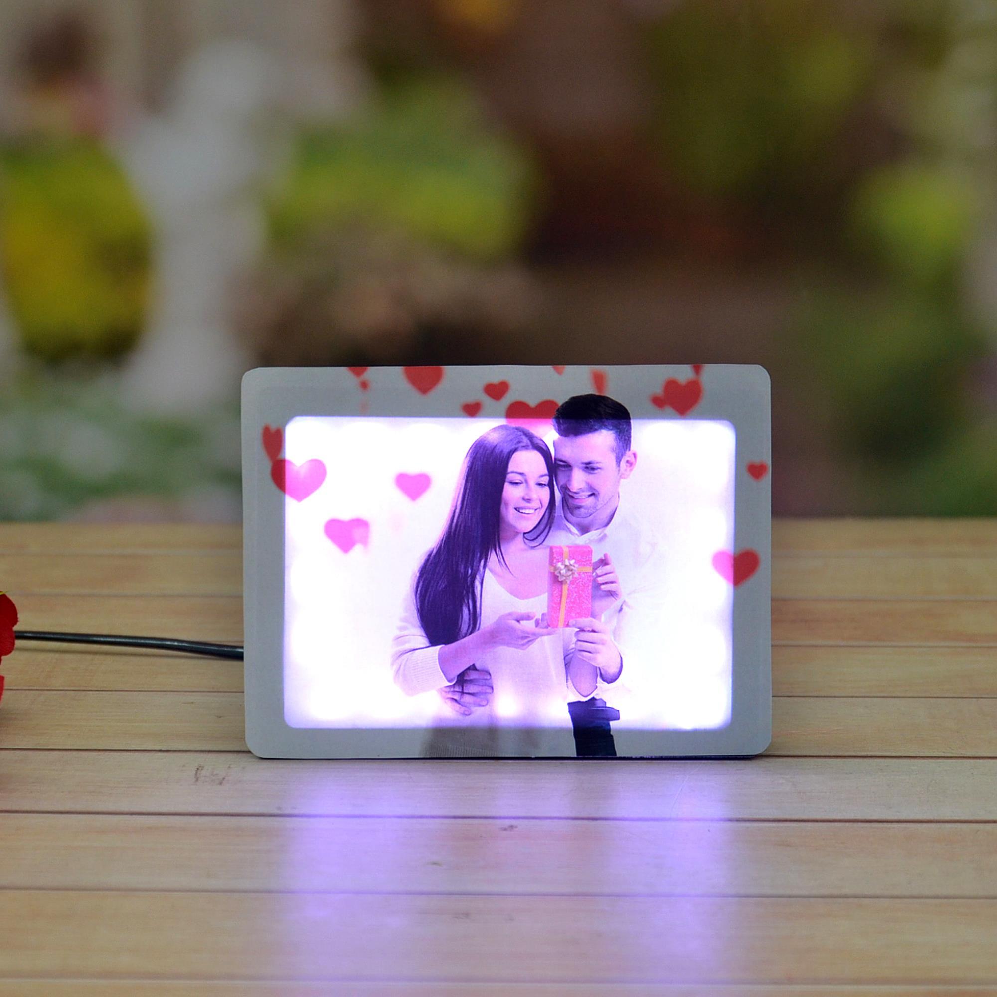 Personalized LED Small Photo Frame | Personalised by Relation