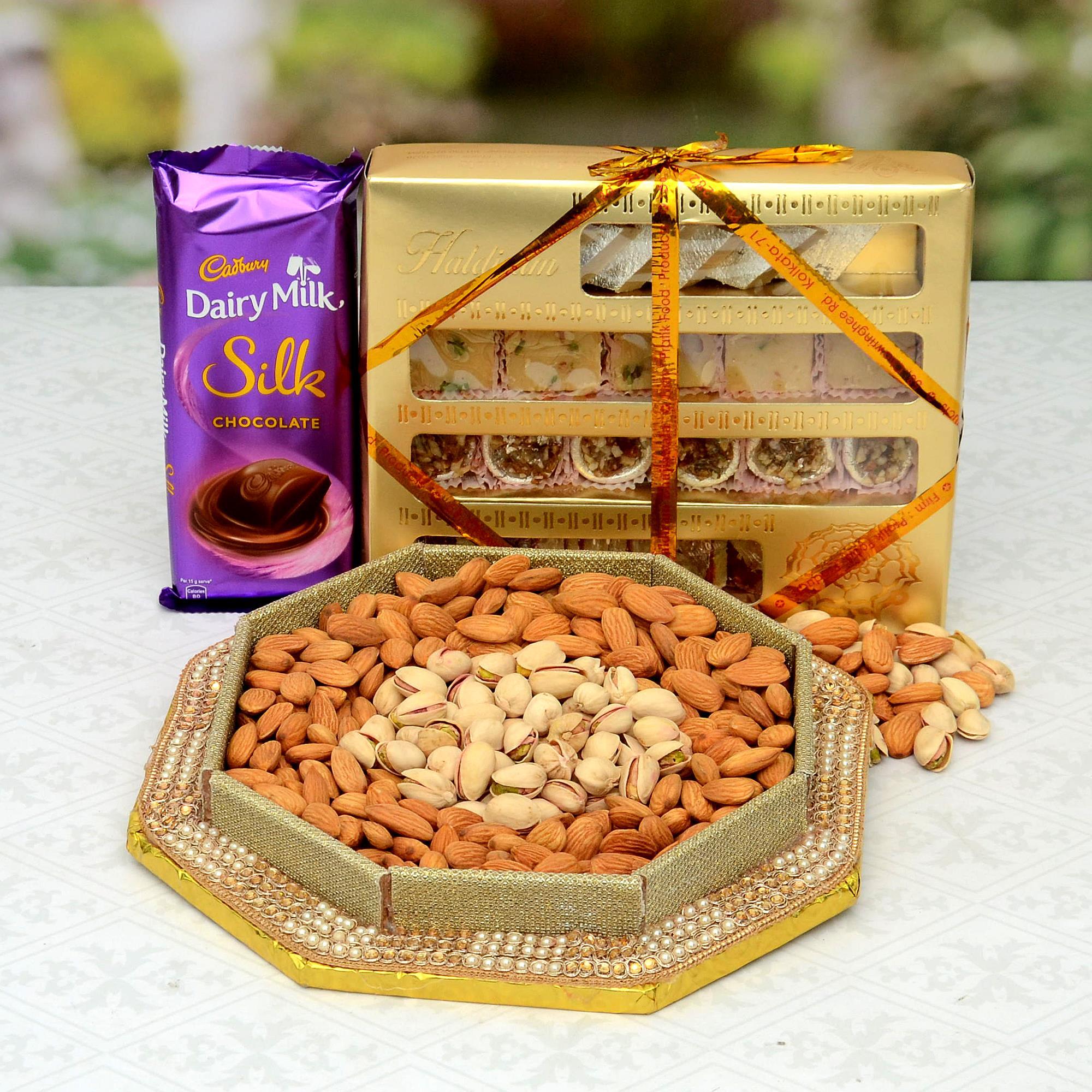 Silk, Sweets & Dryfruits | All in One