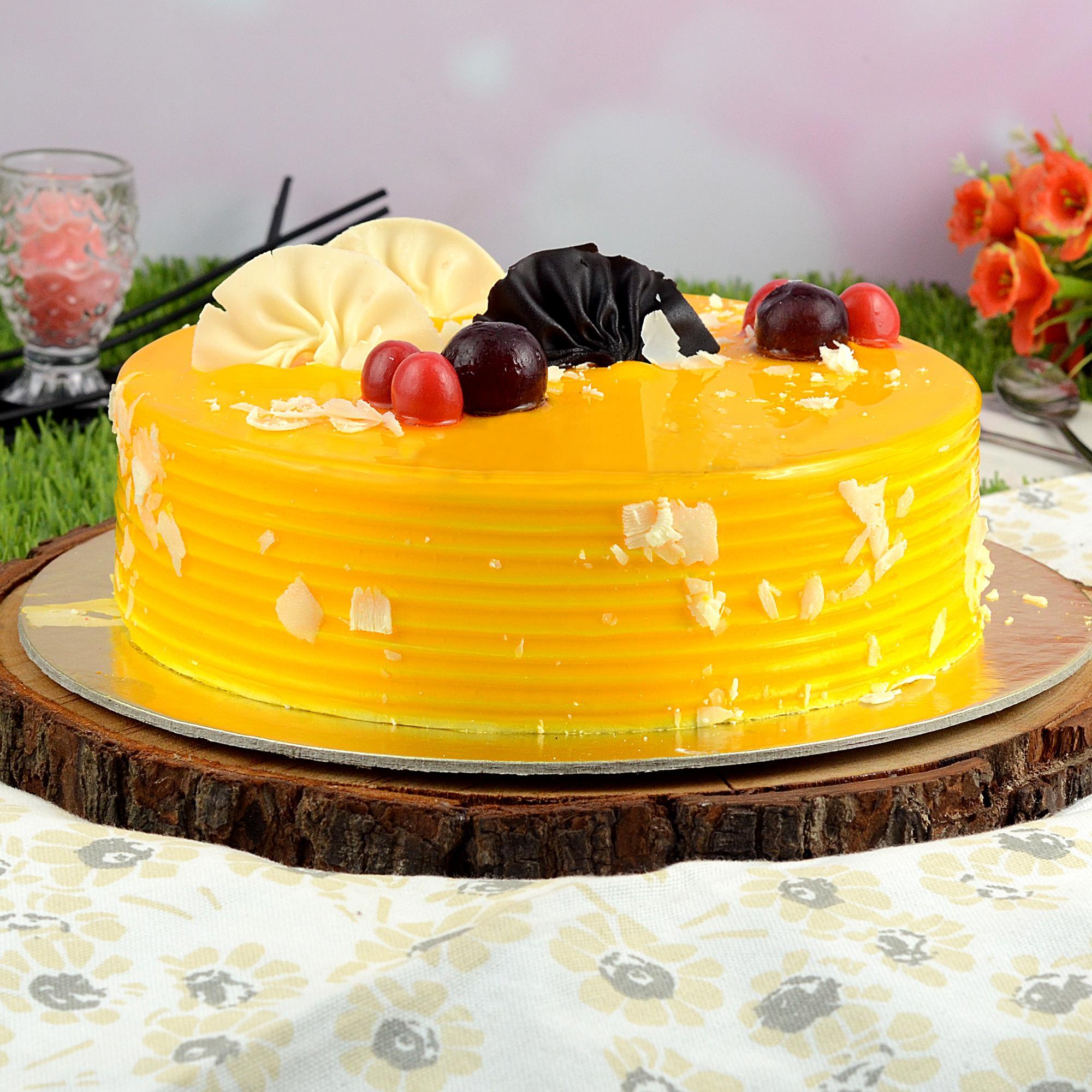 Designer Mango Cake - 1 Kg. | Special Cakes