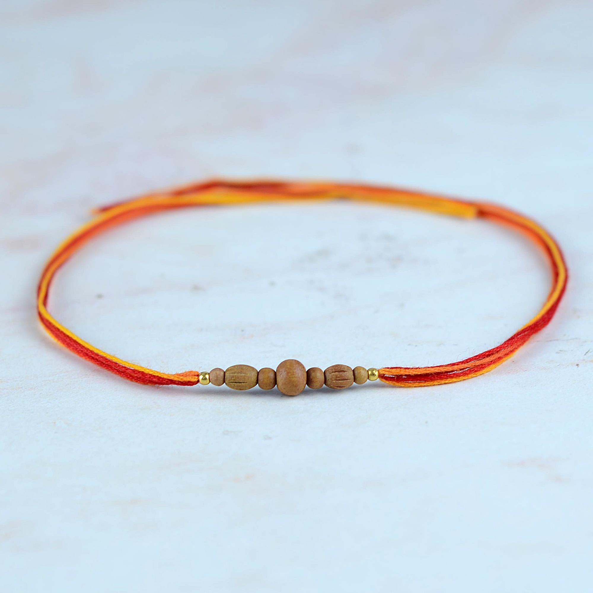 Simple Tulsi Chandan Rakhi | Designer Rakhi