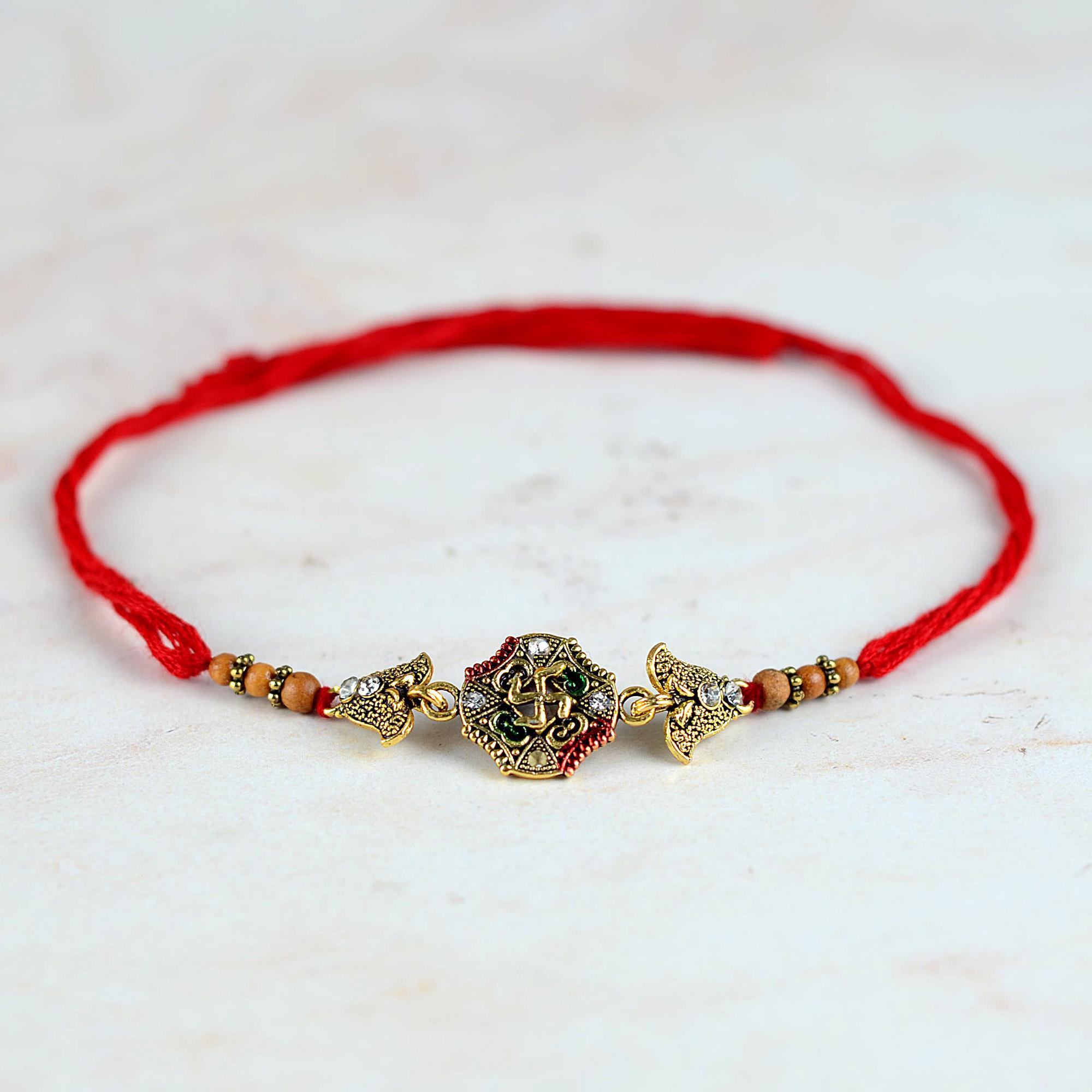 Antique Swastik Rakhi | Divine Rakhi