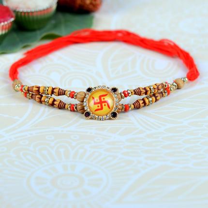 Jai Shri Ram Antique Mouli Rakhi | Divine Rakhi