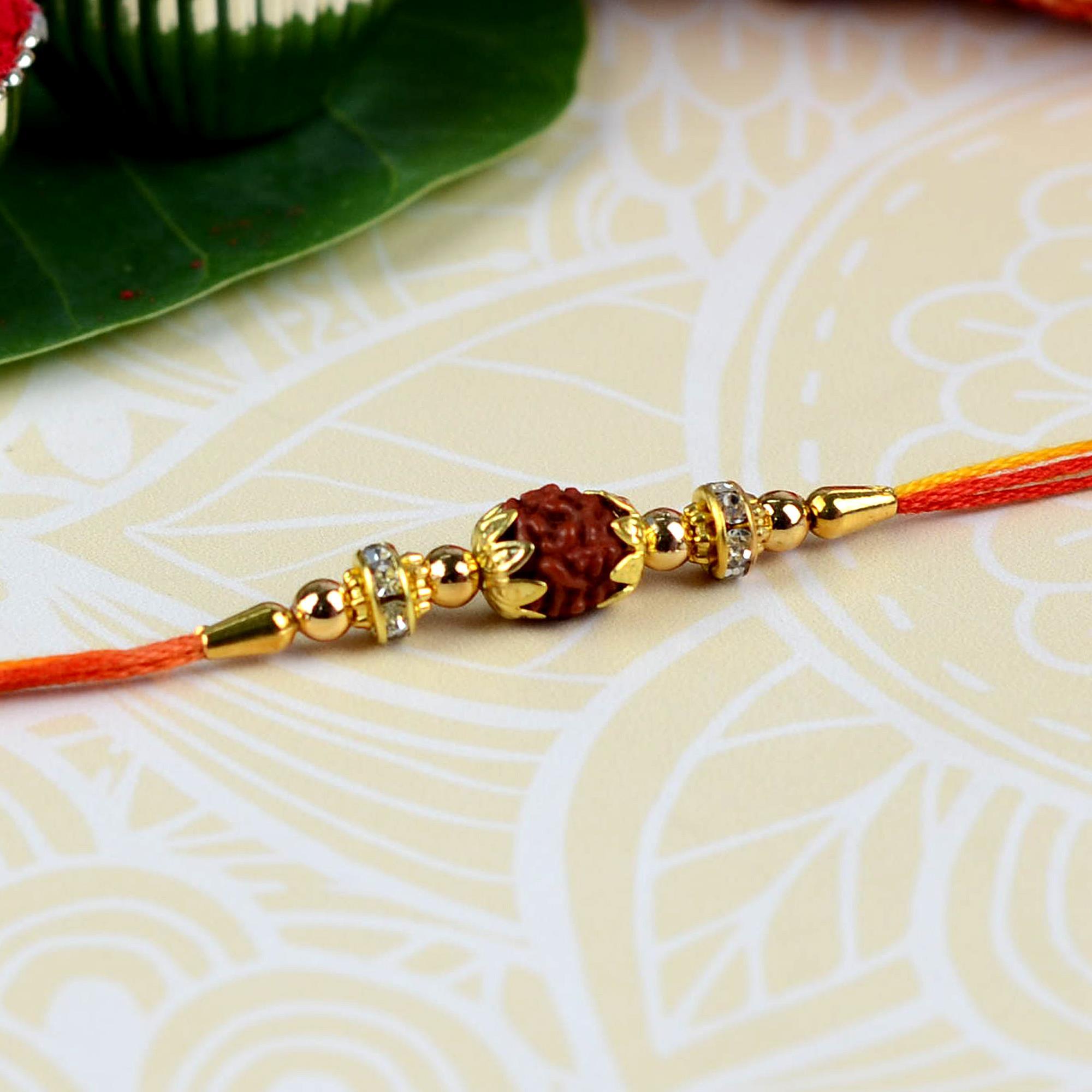 Rudraksh INH30 Rakhi Dori | Rudraksh Rakhi