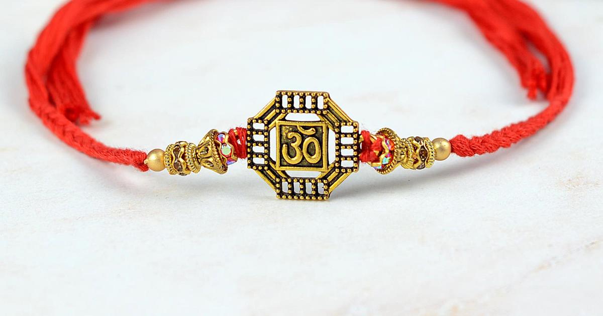 Celestial Octagonal Om Rakhi | Om Rakhi