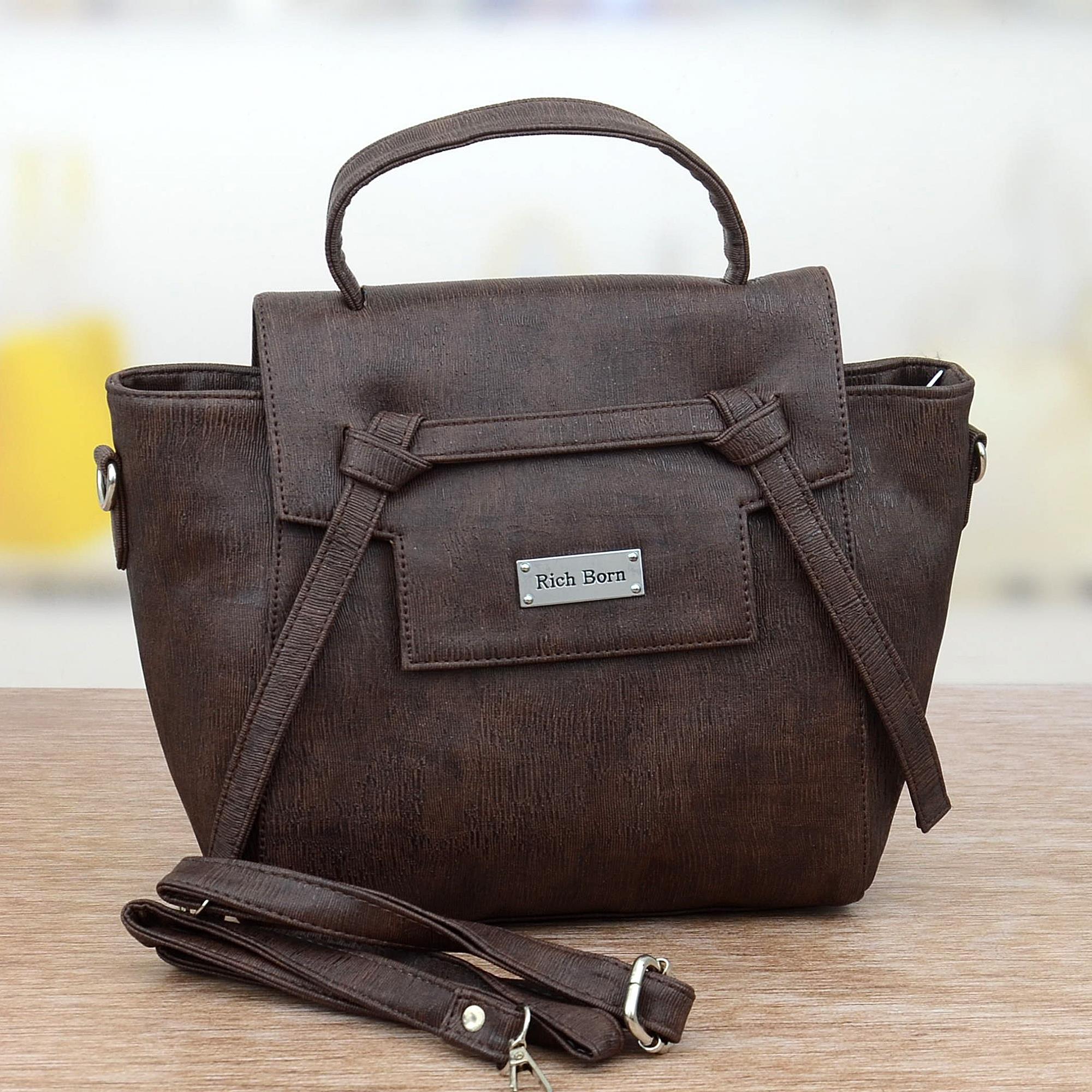 Dark Coffee Color Handbag | Bags & Purses