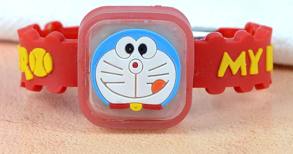 Doraemon LED Light Kids Bracelet Rakhi | Rakhi to Panchkula