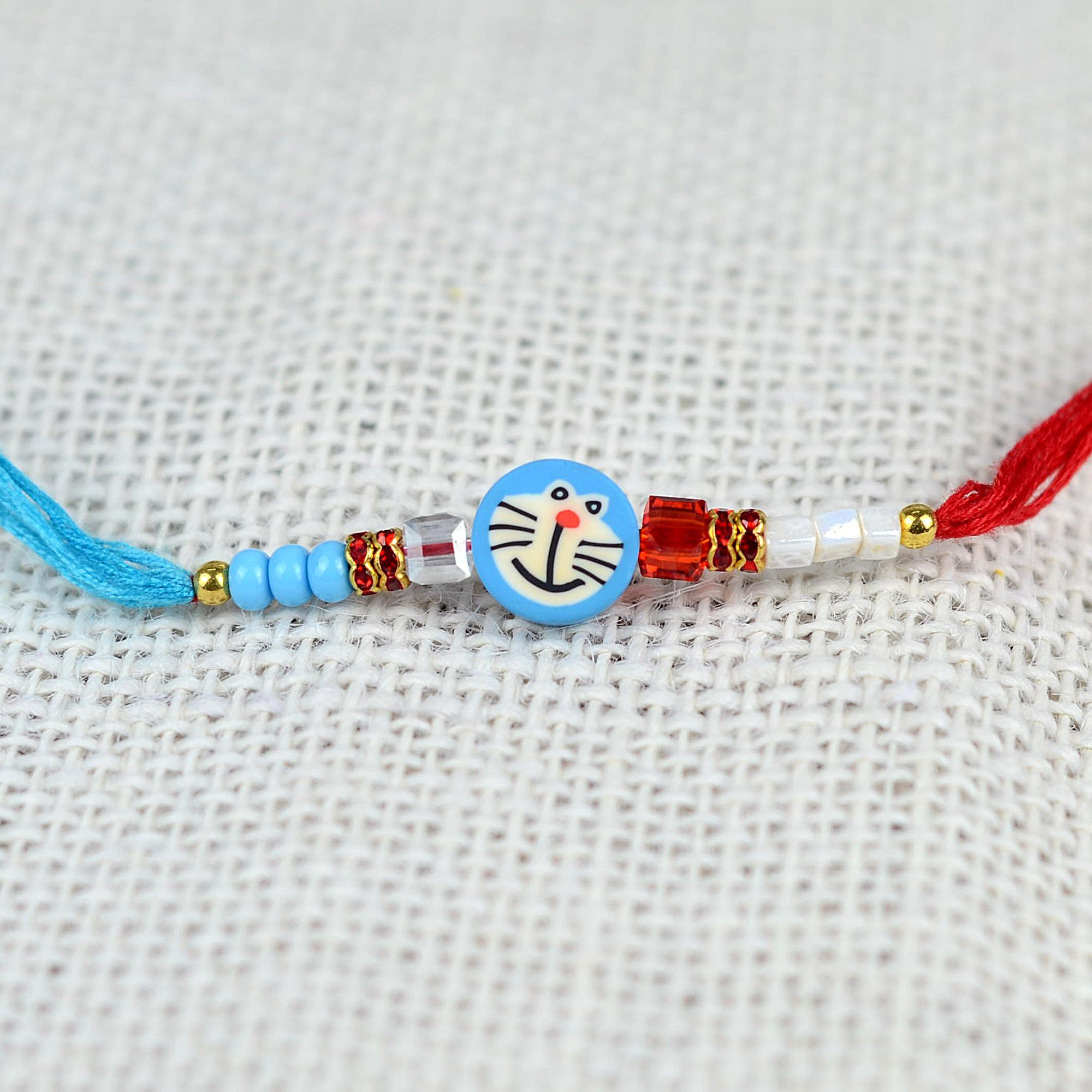 Doraemon Eraser Kids Rakhi | Cartoon Character