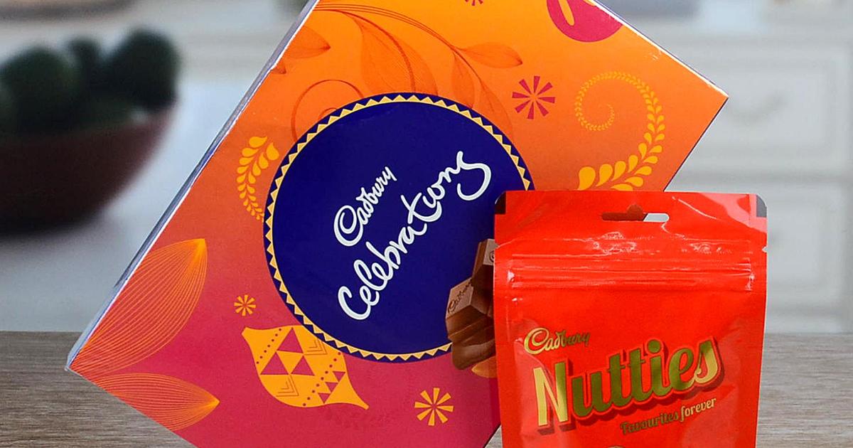 Cadbury Celebrations Box With Nutties, Chocolate Hampers