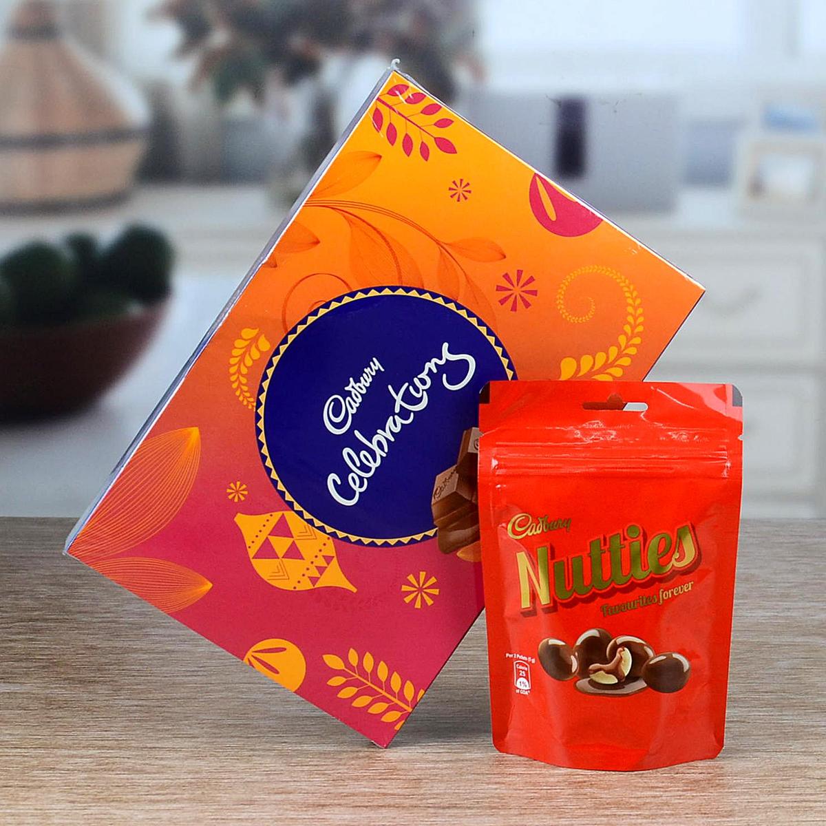 Cadbury Celebrations Box With Nutties, Chocolate Hampers