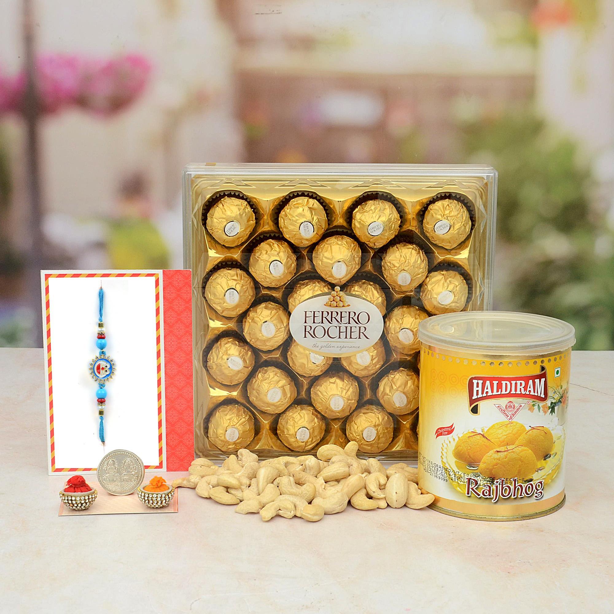 Ferrero Rocher All In One Rakhi Hamper | Rakhi Hampers