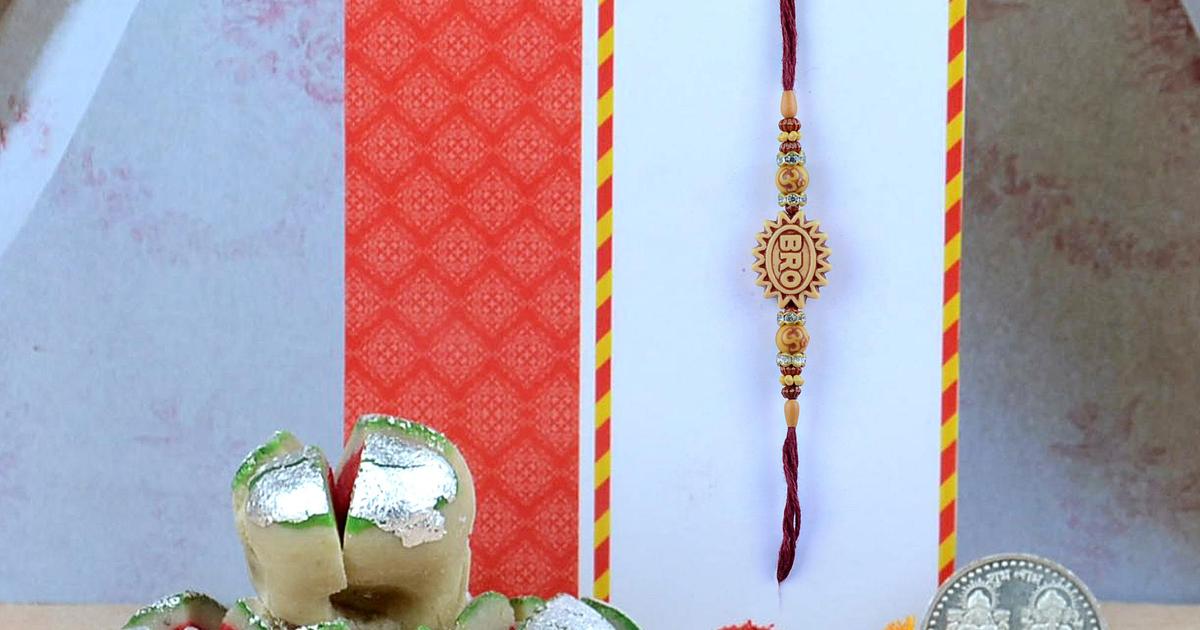 Kaju Phool with Bro Rakhi | Rakhi Sweets