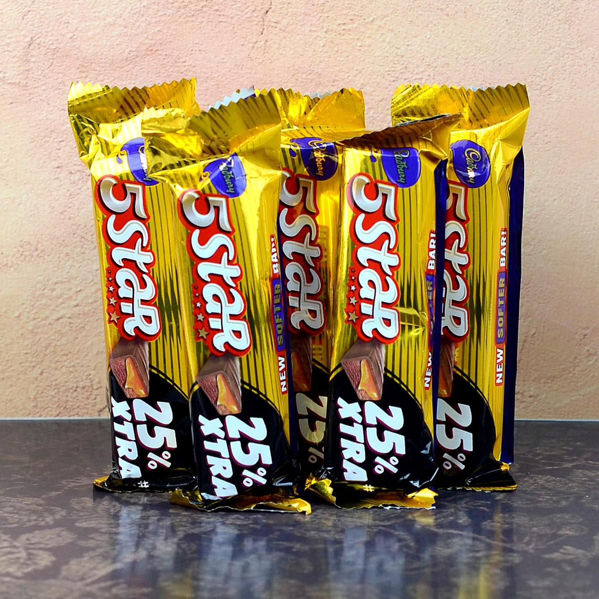5 Pcs Five Star Chocolates | Only Chocolates
