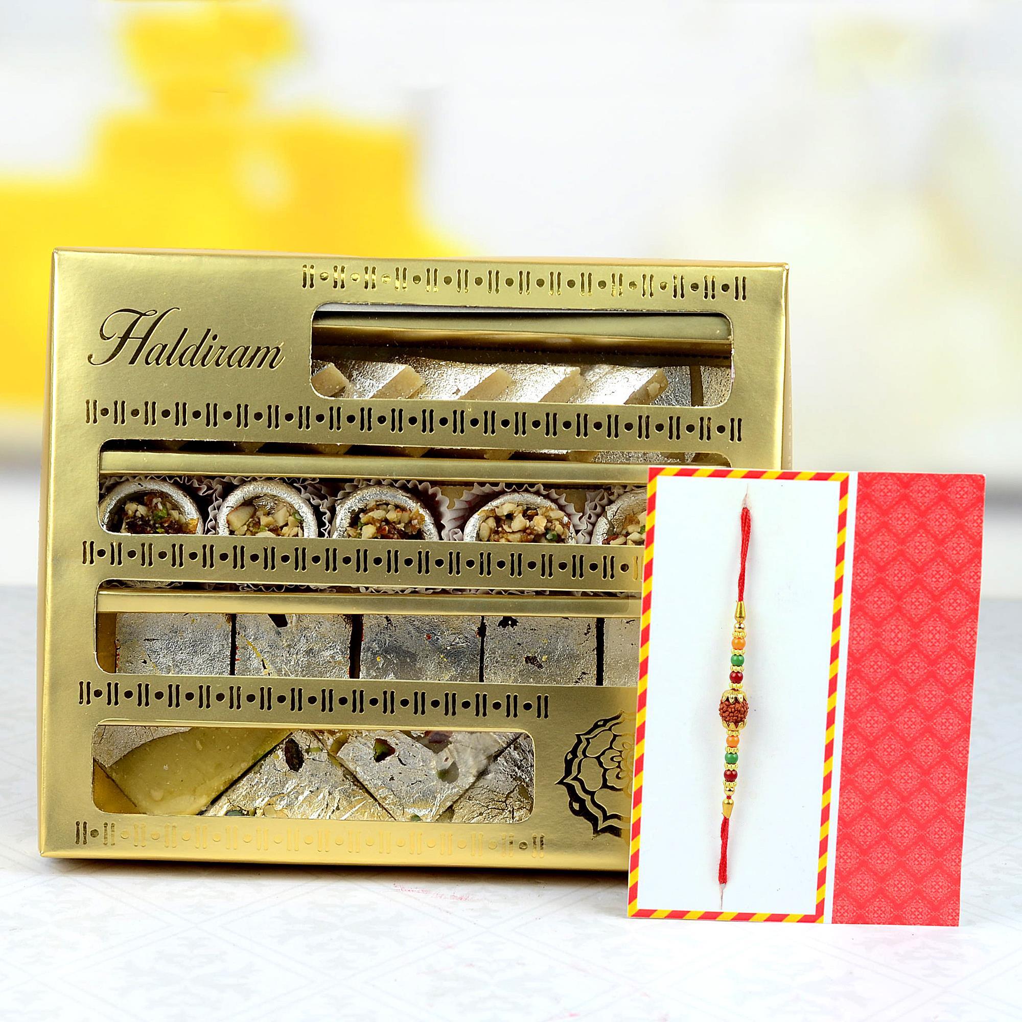 Assorted Sweets Box With Rakhi | Rakhi Sweets Same Day