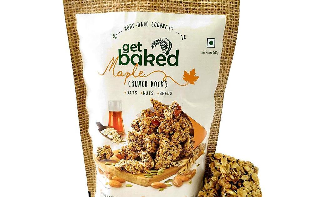 Get Baked Maple Crunch Rocks Oat Granola, Food Items