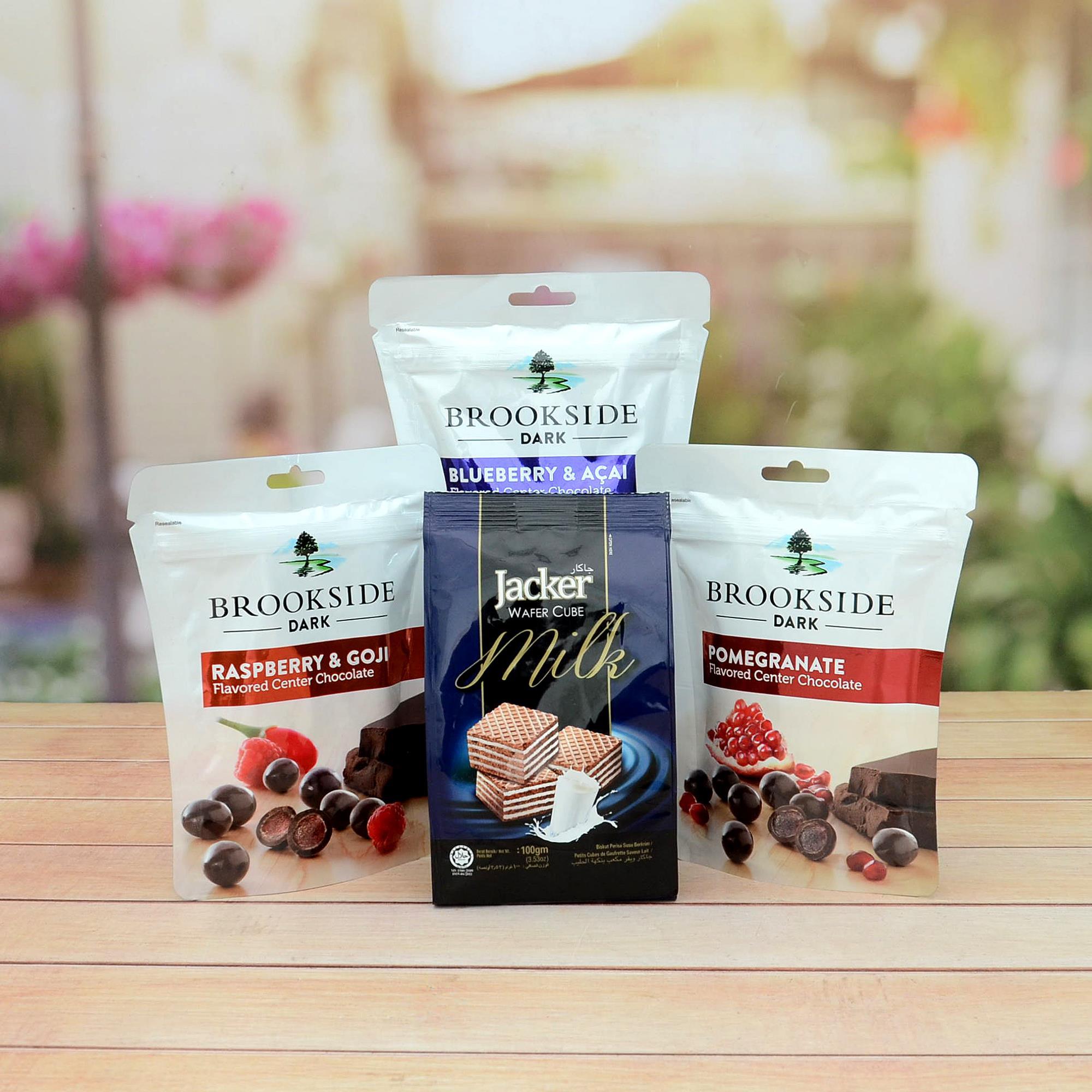 Chocolatey Brookside Milk Wafer Combo | Gift Baskets