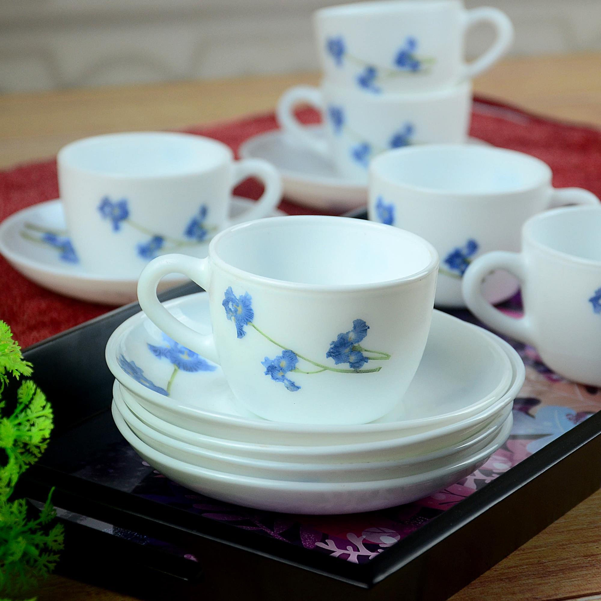 Tray with La Opala Tea Set | Kitchen & Tableware Gifts