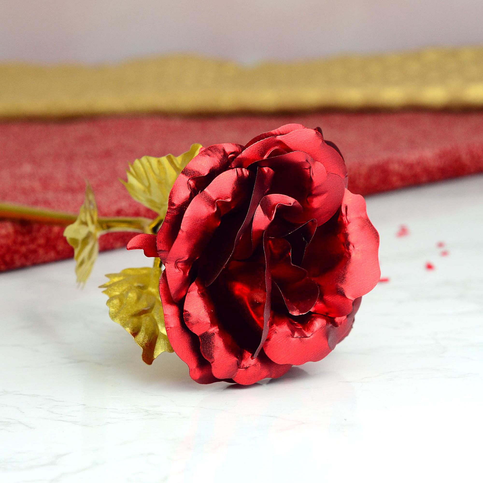 Elegant Unique Red Rose | Artificial Flowers
