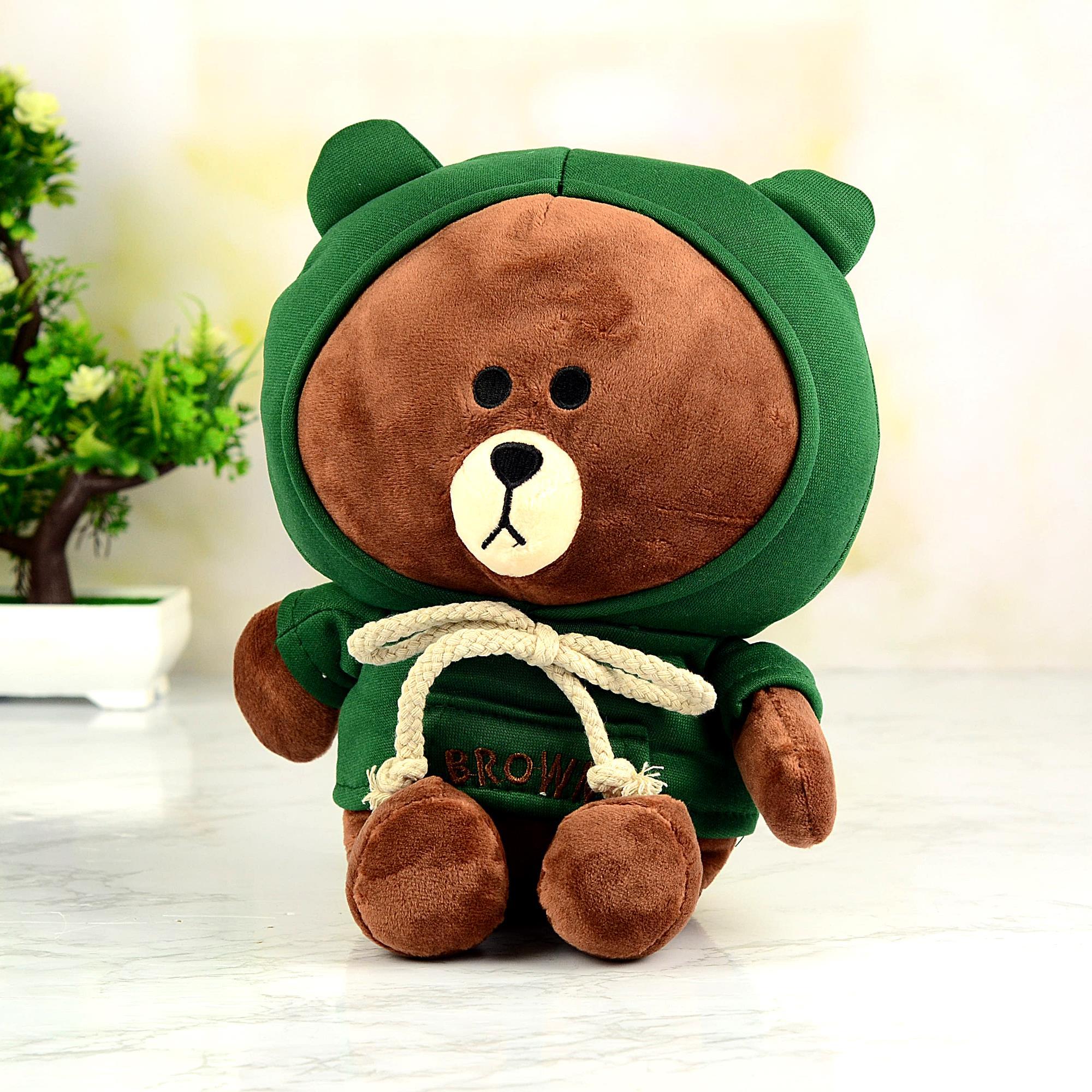 Green Hooded Teddy - S | Anniversary