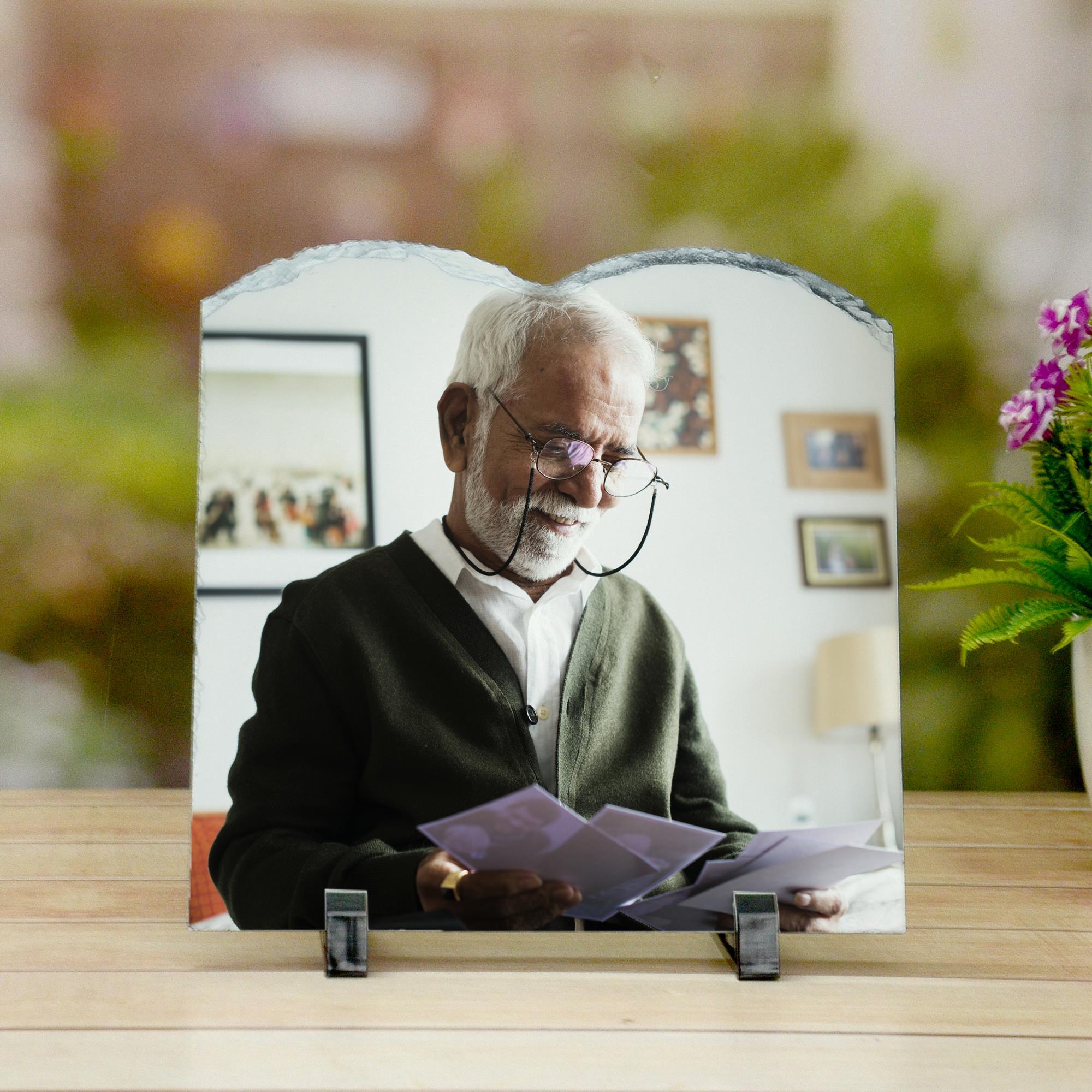 Customized Grandpa Rock Photo | Personalised by Relation