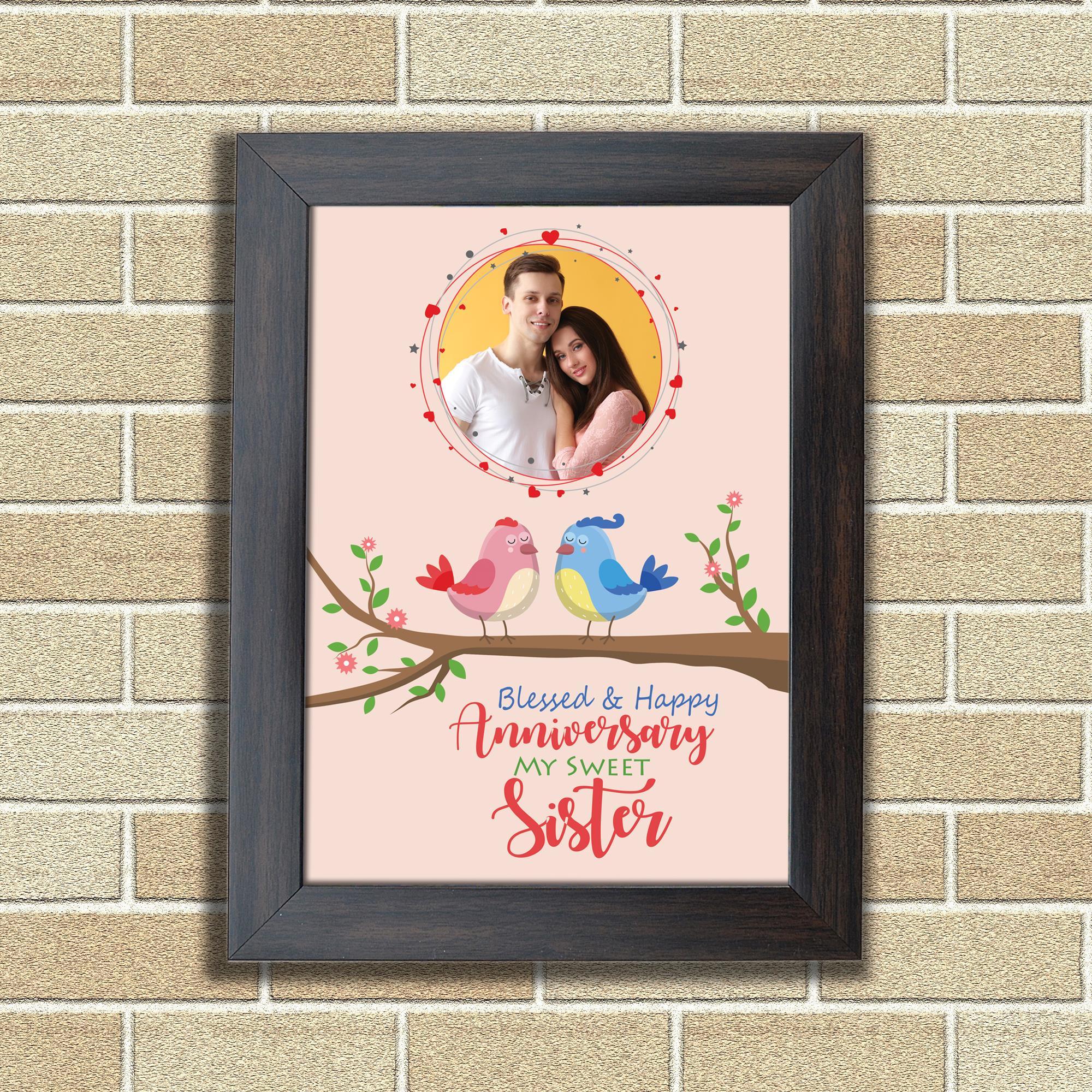 Classy Sister's Photo Frame, Personalized Photo Frames