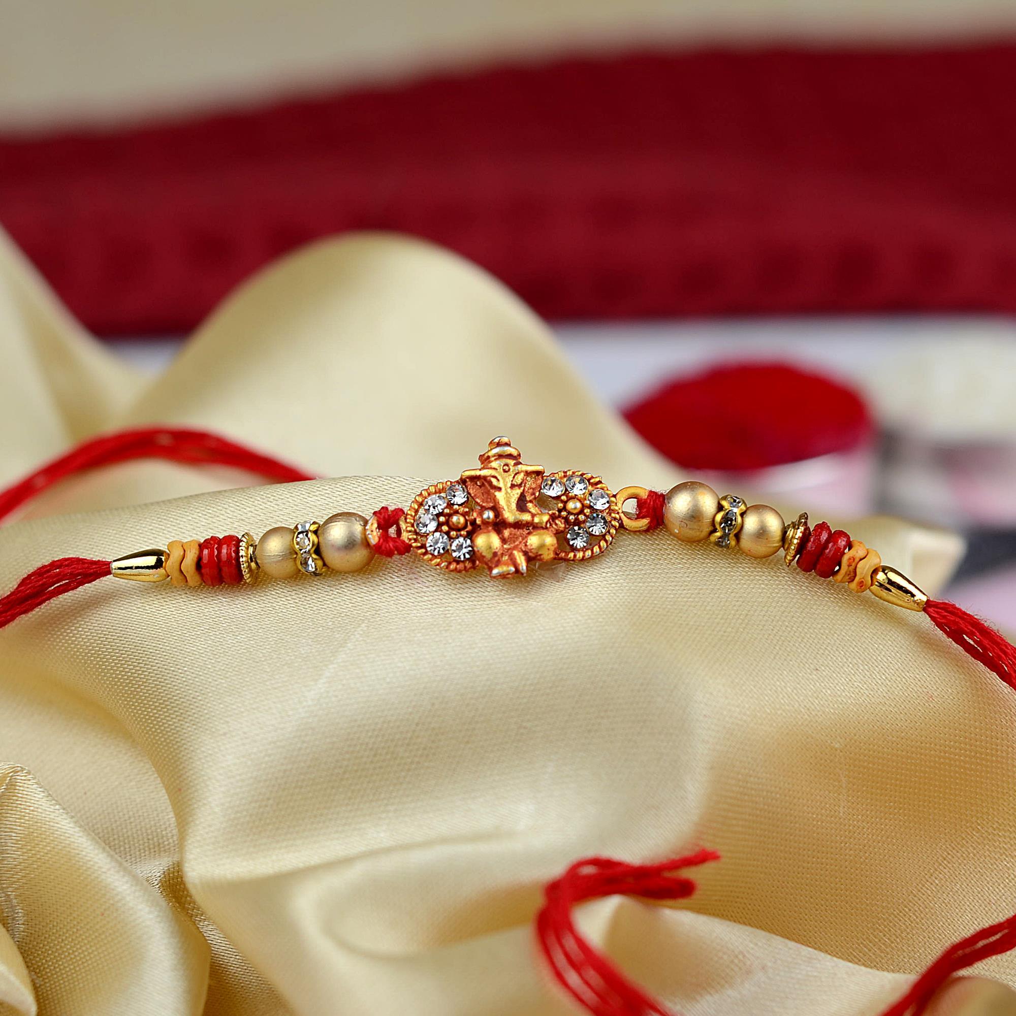 Miniature Ganesh Rakhi | Ganesh Rakhis