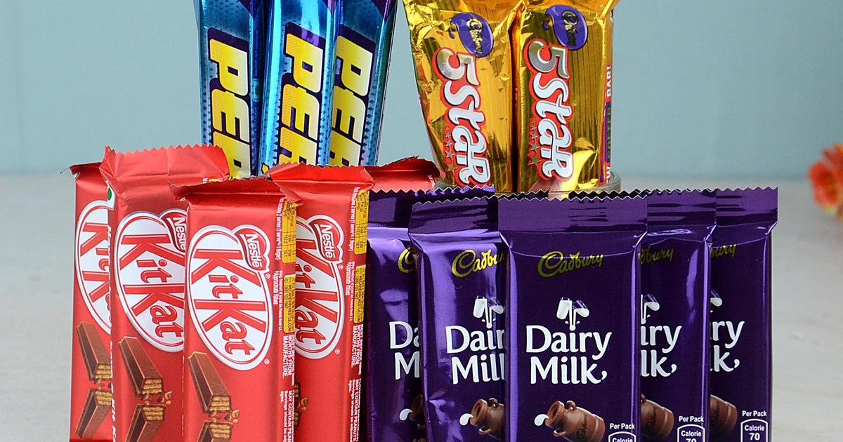 Quad Choco Mini Hamper, Same Day Chocolates