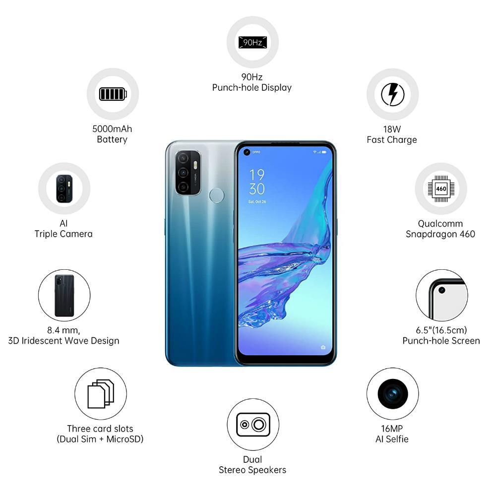 OPPO A53 4GB RAM 64GB, Mobiles