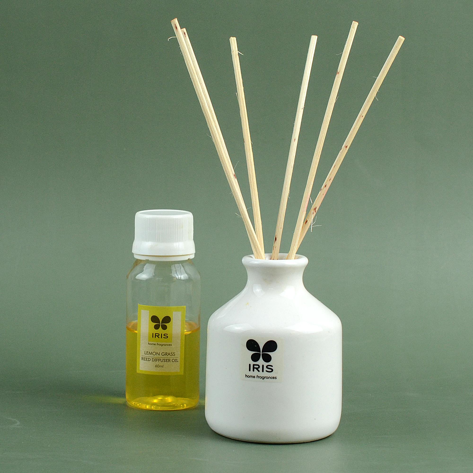 Iris Reed Diffuser Set Lemon Grass, Home Decor on Bengali New Year