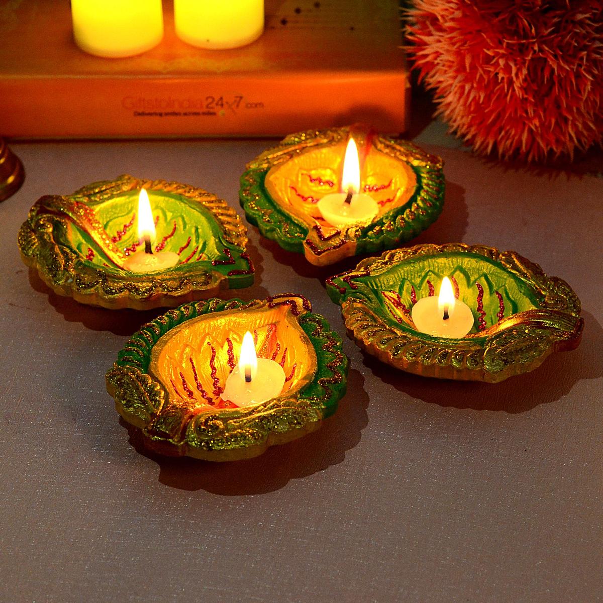 Vibrant Diya Set | Diwali Diyas