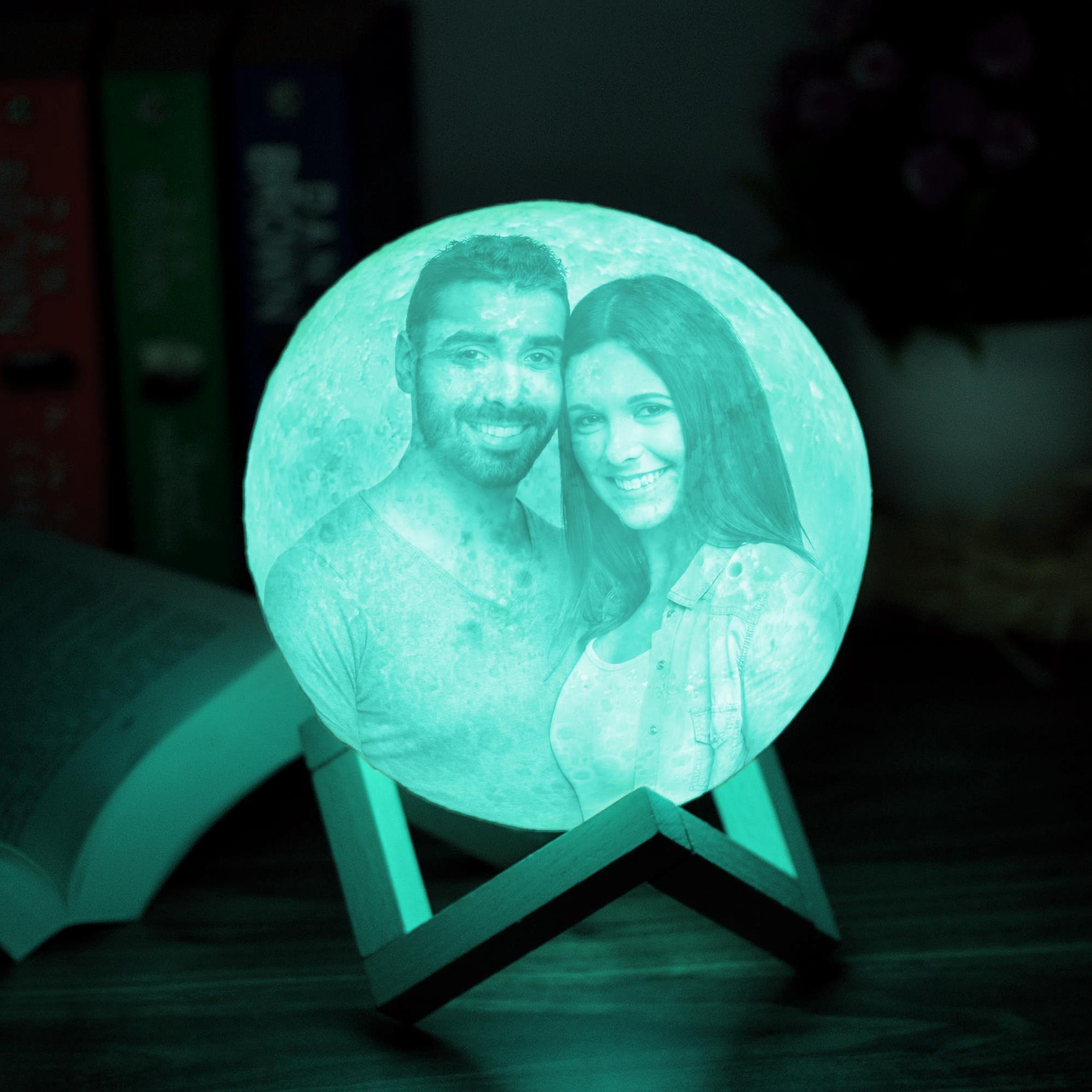 Multicolor Moon Lamp, Personalized Photo Gifts Multicolor Moon Lamp, Personalized Photo Gifts